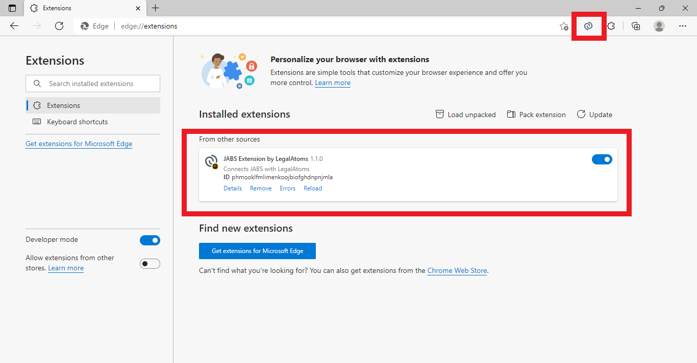 User Guide to Install and Run Browser Extensions | LegalAtoms