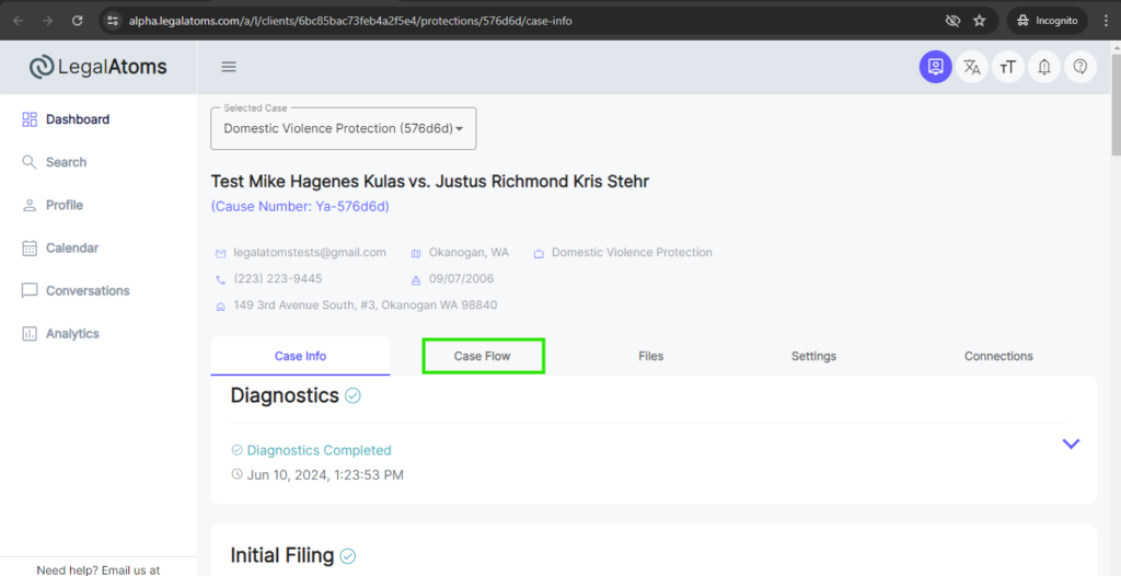 Case Flow | LegalAtoms