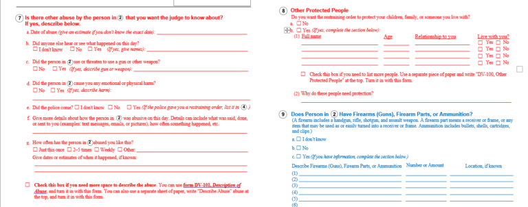 How the Domestic Violence Restraining Order (DVRO) Court Forms are ...