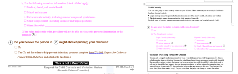 How the Domestic Violence Restraining Order (DVRO) Court Forms are ...