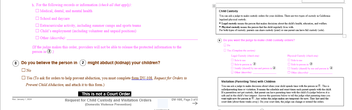 How the Domestic Violence Restraining Order (DVRO) Court Forms are ...