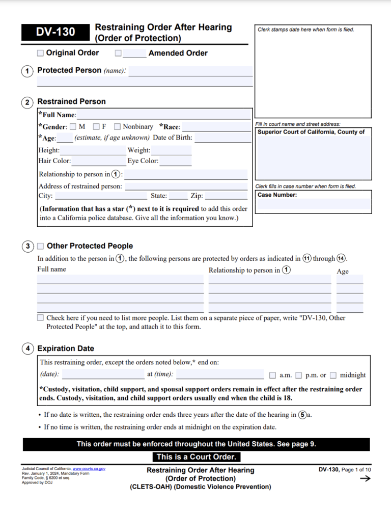 When does a restraining order actually take effect after it’s been ...