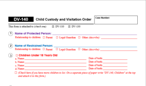 How the Domestic Violence Restraining Order (DVRO) Court Forms are ...