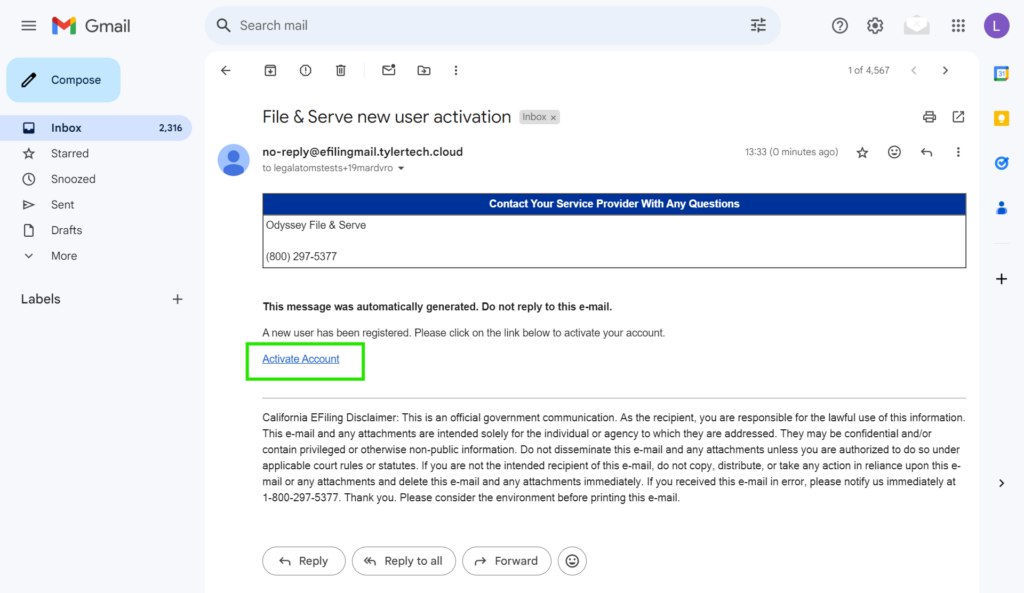 How registered users can register on Tyler just before e-filing ...