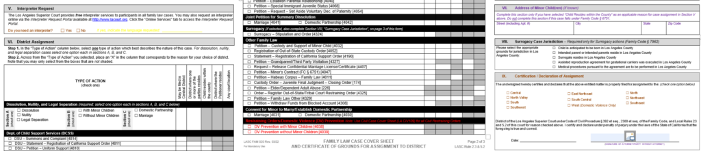How the Domestic Violence Restraining Order (DVRO) Court Forms are ...