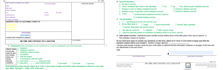 How the Domestic Violence Restraining Order (DVRO) Court Forms are ...