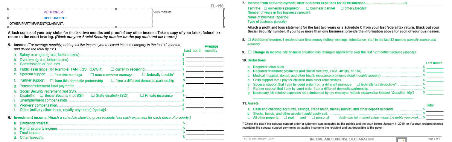 How the Domestic Violence Restraining Order (DVRO) Court Forms are ...