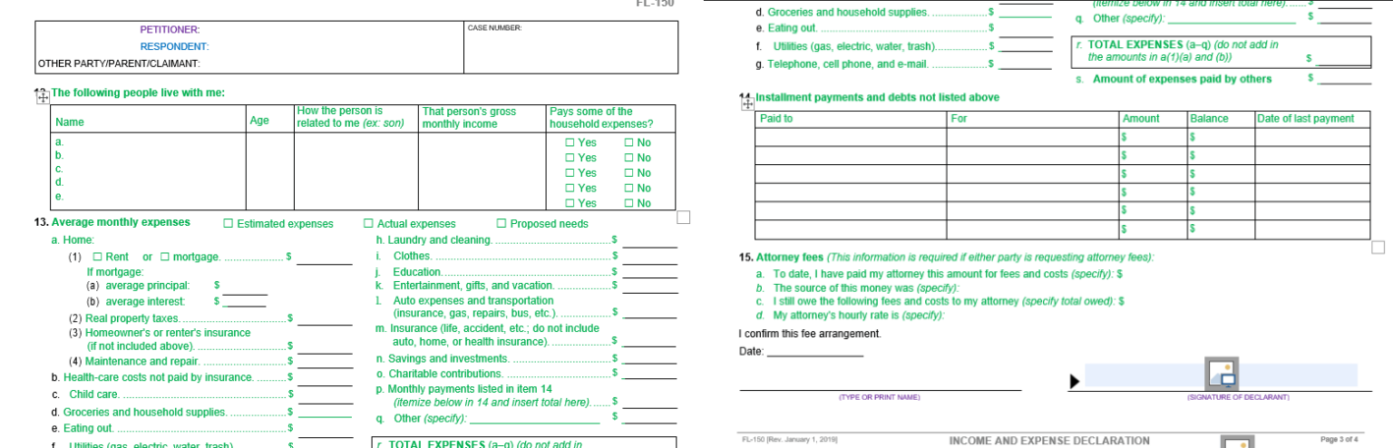 How the Domestic Violence Restraining Order (DVRO) Court Forms are ...