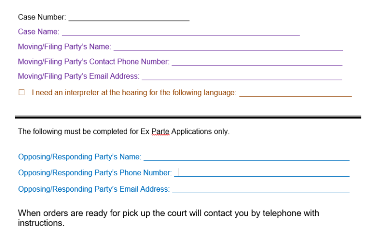 How the Domestic Violence Restraining Order (DVRO) Court Forms are ...