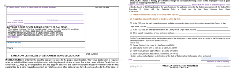 How the Domestic Violence Restraining Order (DVRO) Court Forms are ...