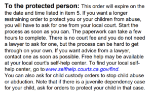 How do I get a permanent restraining order after an Emergency ...
