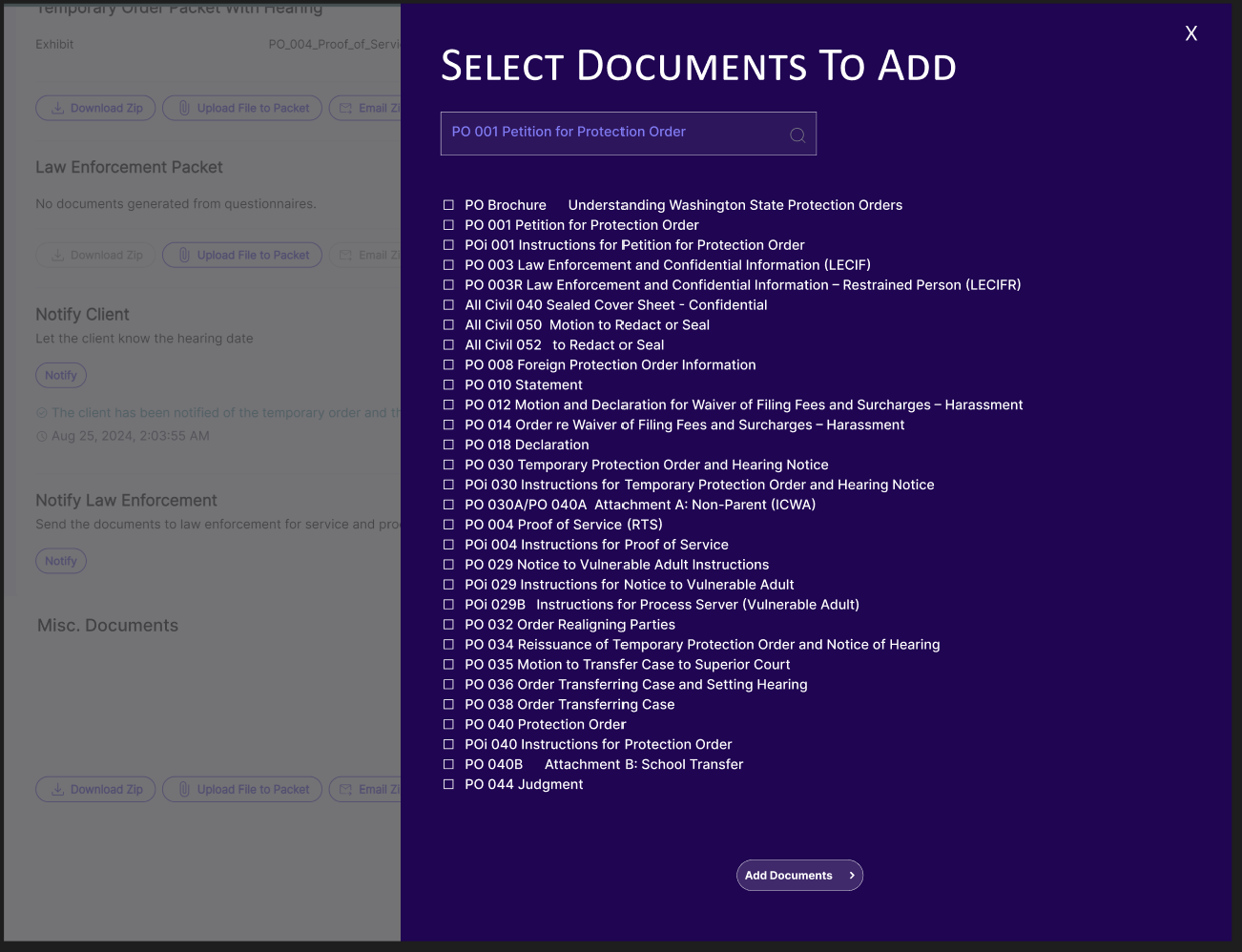 Clerks and Judges to add Misc Sections and Documents | LegalAtoms